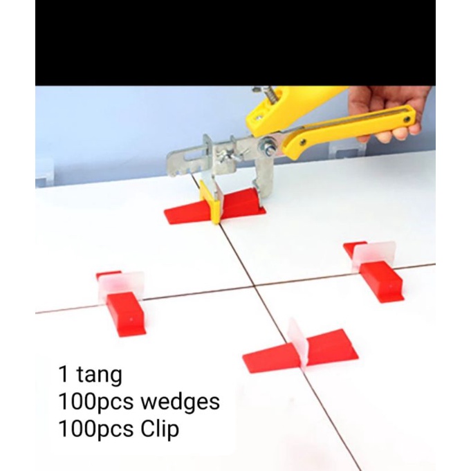 Jual Paket Tile Leveling alat perata keramik dan Tang nat 0,35mm; 0,5mm ...