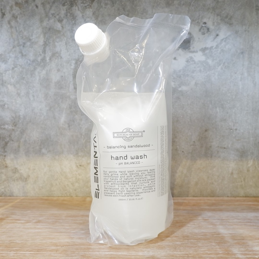 Jual Hand Wash Refill Pouch 1L Balancing Sandalwood - ELEMENTAL ...
