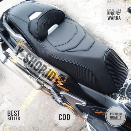 Jual Kulit Jok Motor Honda Adv 150 160 Model Eropa Plus Sandaran Modif ...