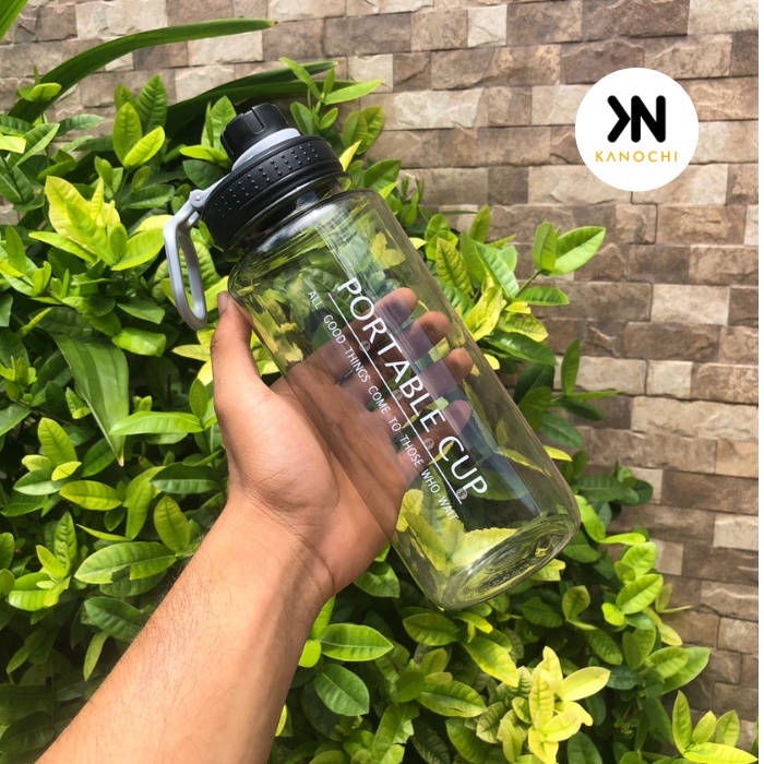 Jual botol minum sport portable cup 1L olahraga fitnes gym | Shopee ...