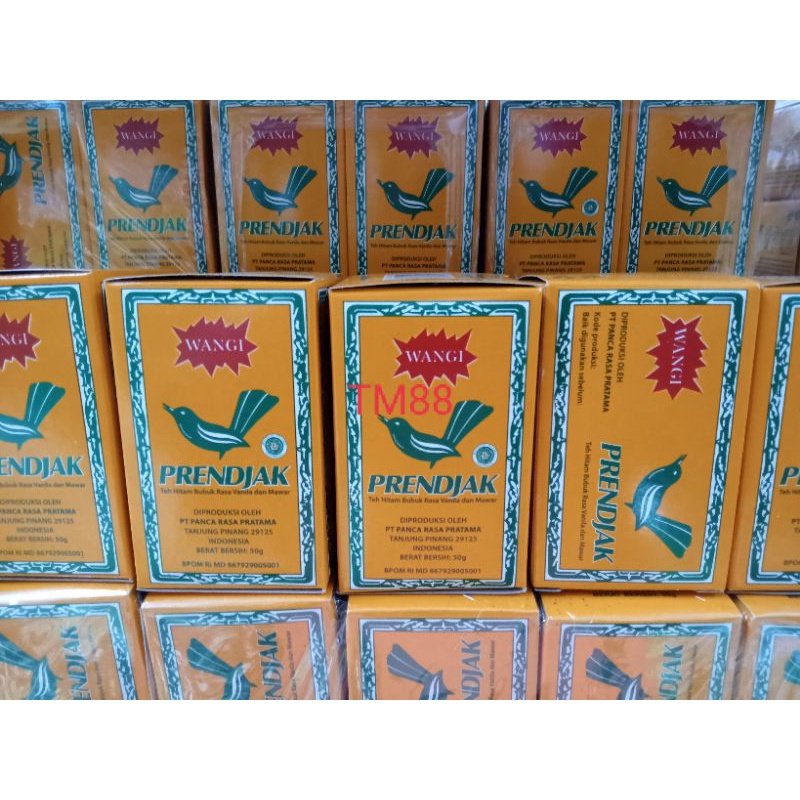 Jual TEH PRENDJAK/TEH HITAM BUBUK RASA VANILA DAN MAWAR ISI 10 | Shopee ...