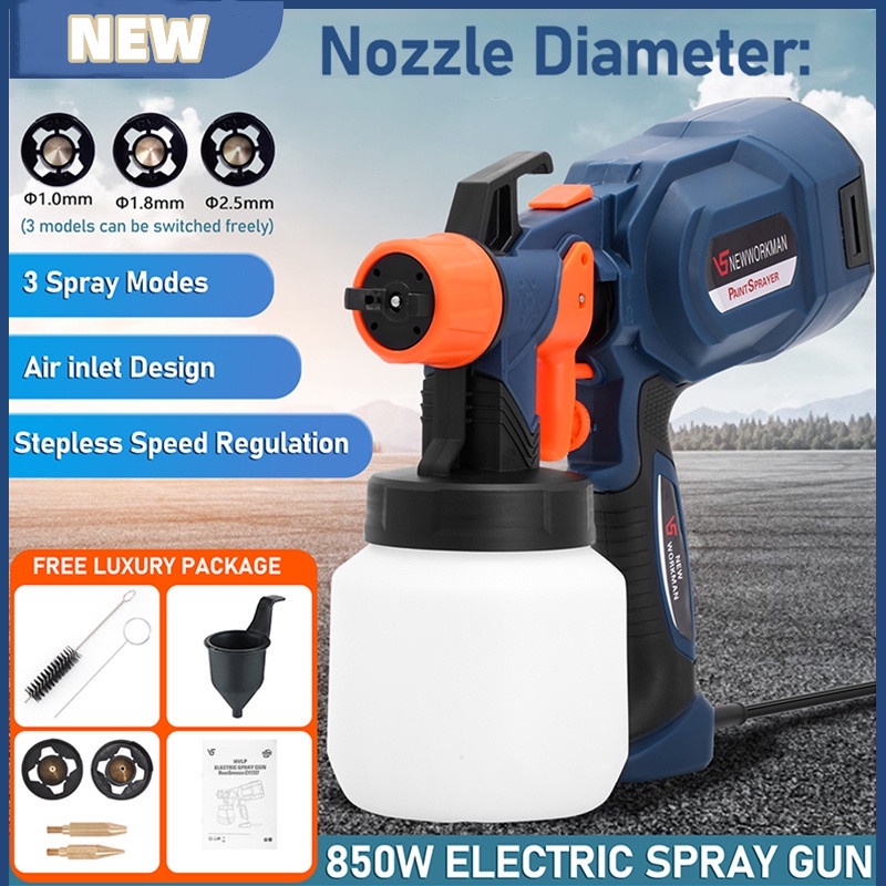 Jual Electric Paint Spray Gun Elektrik 850 Watt - Electric Spray gun ...