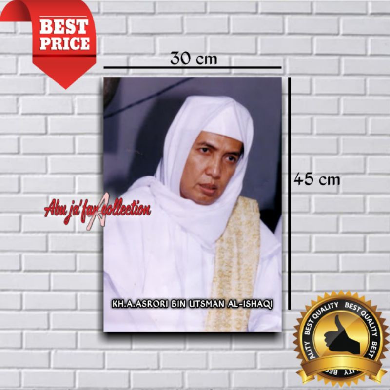 Jual POSTER KH AHMAD ASRORI|POSTER ULAMA DAN HABAIB|POSTER HIASAN ...