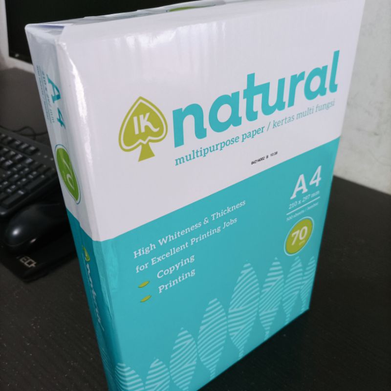 Jual Kertas Print & Fotocopy HVS Natural A4 70gsm | Shopee Indonesia