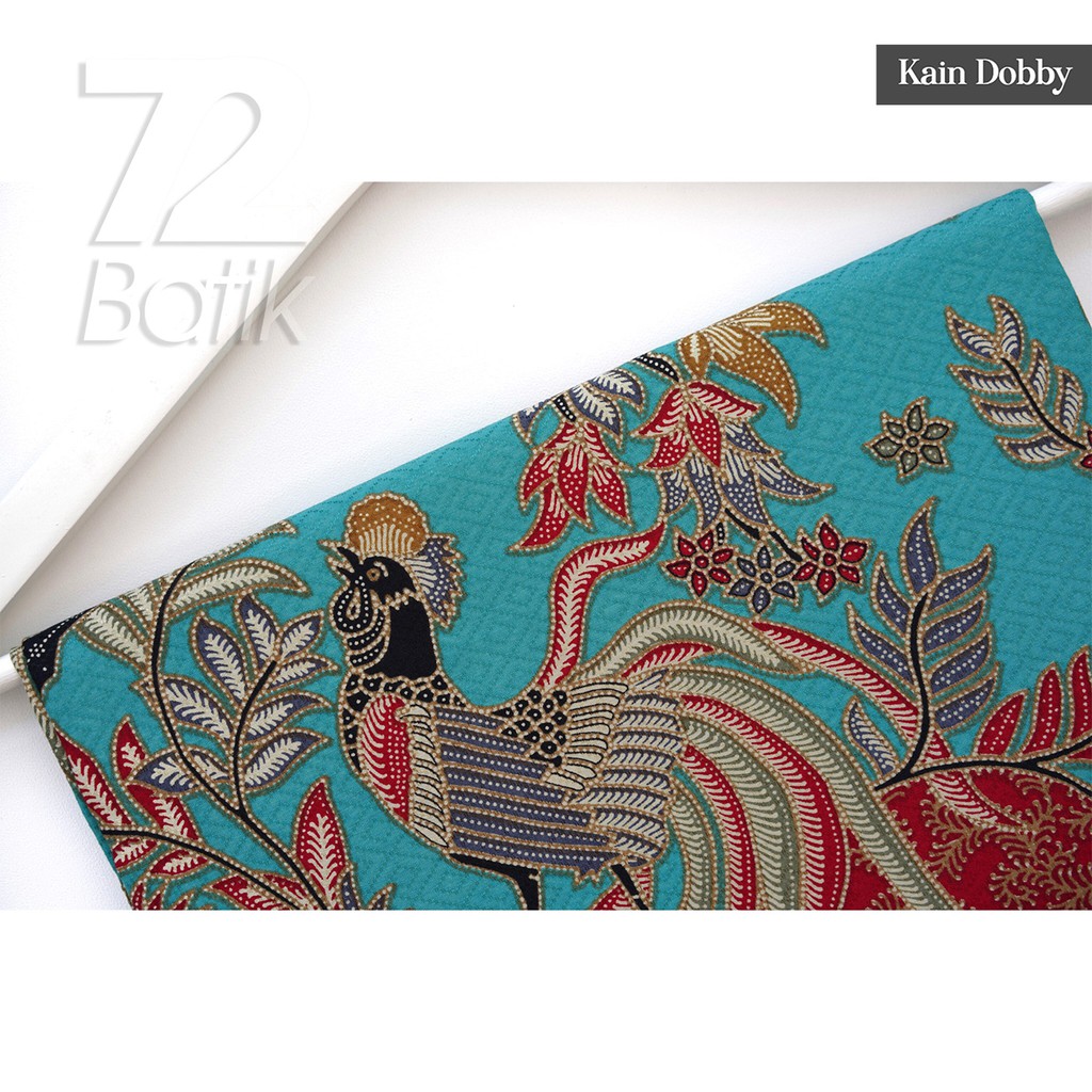 Jual KAIN BATIK PREMIUM Bahan Dobby Dobi Dobbi Dolbi Motif Burung Warna ...