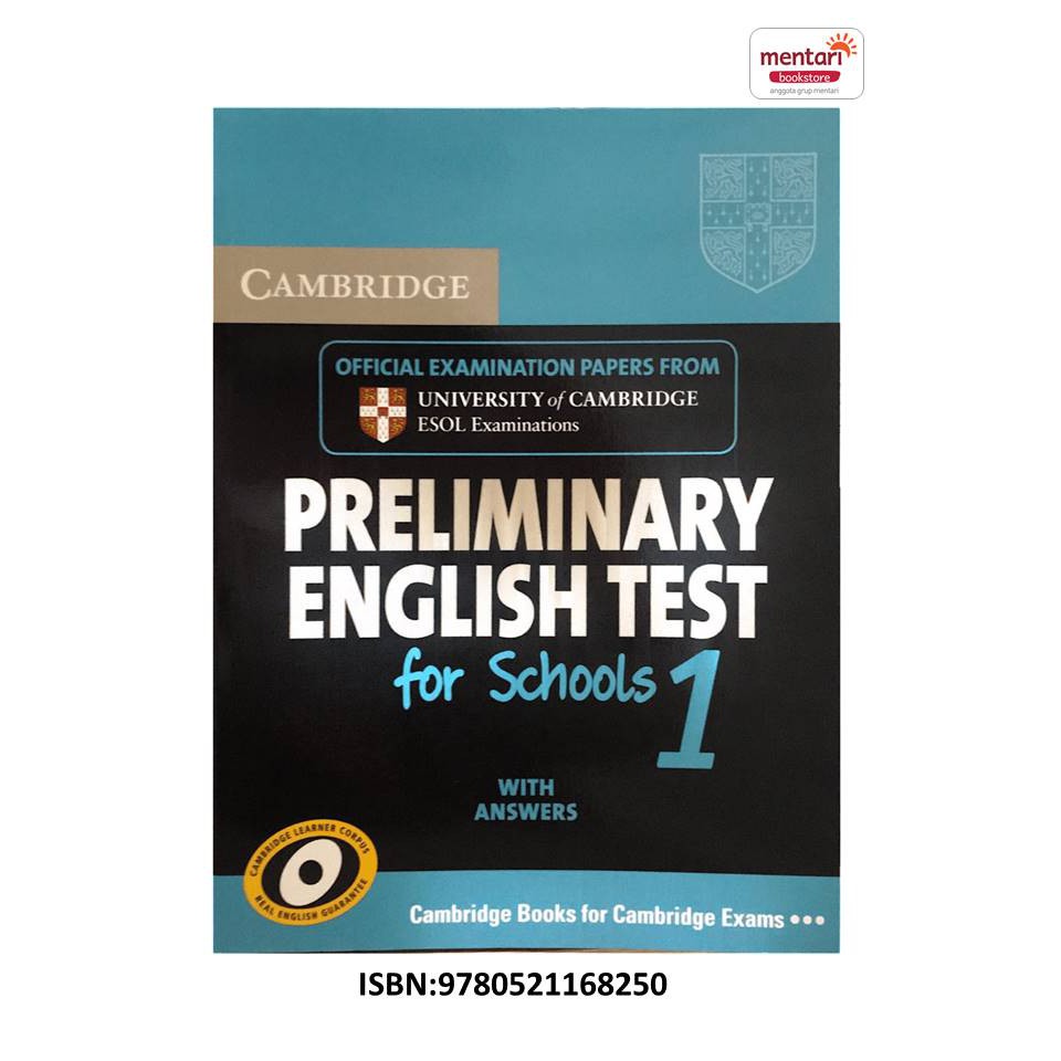 Jual Cambridge PET 1 - Student's Bk w/ Answer | Buku Ujian | Shopee ...