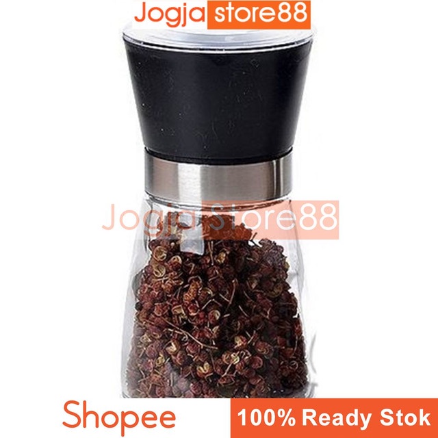 Jual Penghalus Penggiling Grinder Merica Manual Bahan Kaca Kapasitas ...