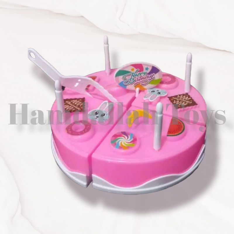 Jual MAINAN KUE ULANG TAHUN MAINAN ADA ALAT POTONG DAN LILIN MAINANYA ...
