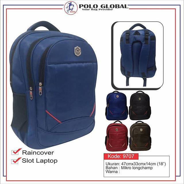 Jual Tas ransel cowok polo | Shopee Indonesia