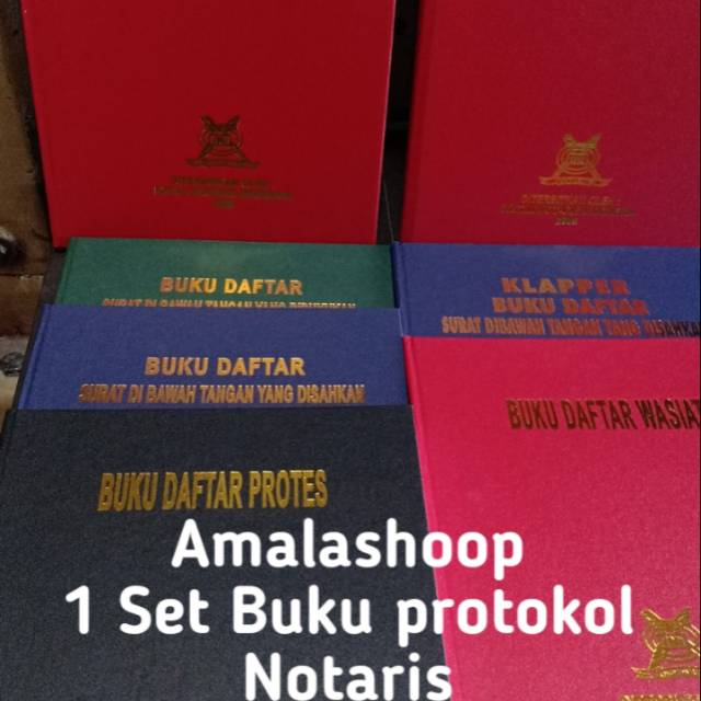 Jual Buku Protokol Notaris / Buku Wajib Notaris Standar INI | Shopee ...