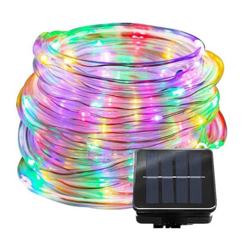 Jual Lampu String Hias Dekorasi Solar Power 50 LED 7 Meter / 100 LED 12 ...
