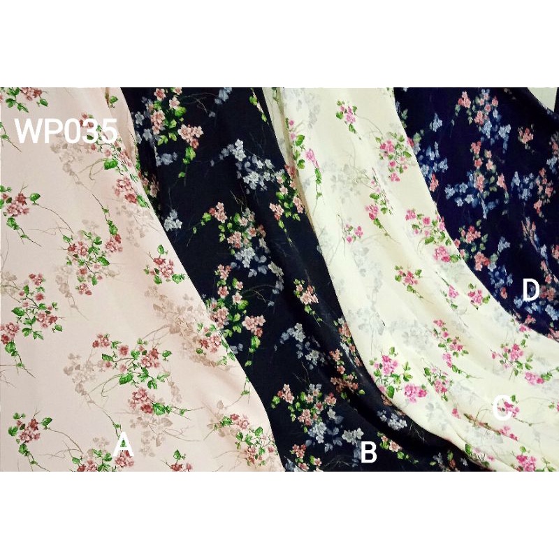 Jual Kain Wolfis Motif ( Wollpeach Motif) Harga per 1/2 Meter | Shopee ...