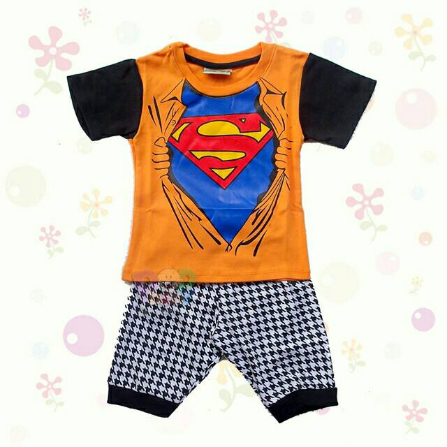 Jual baju bayi superman toddler colour edition | Shopee Indonesia