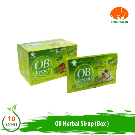 Jual Ob Herbal Syrup Box (isi 10 sachet) | Shopee Indonesia