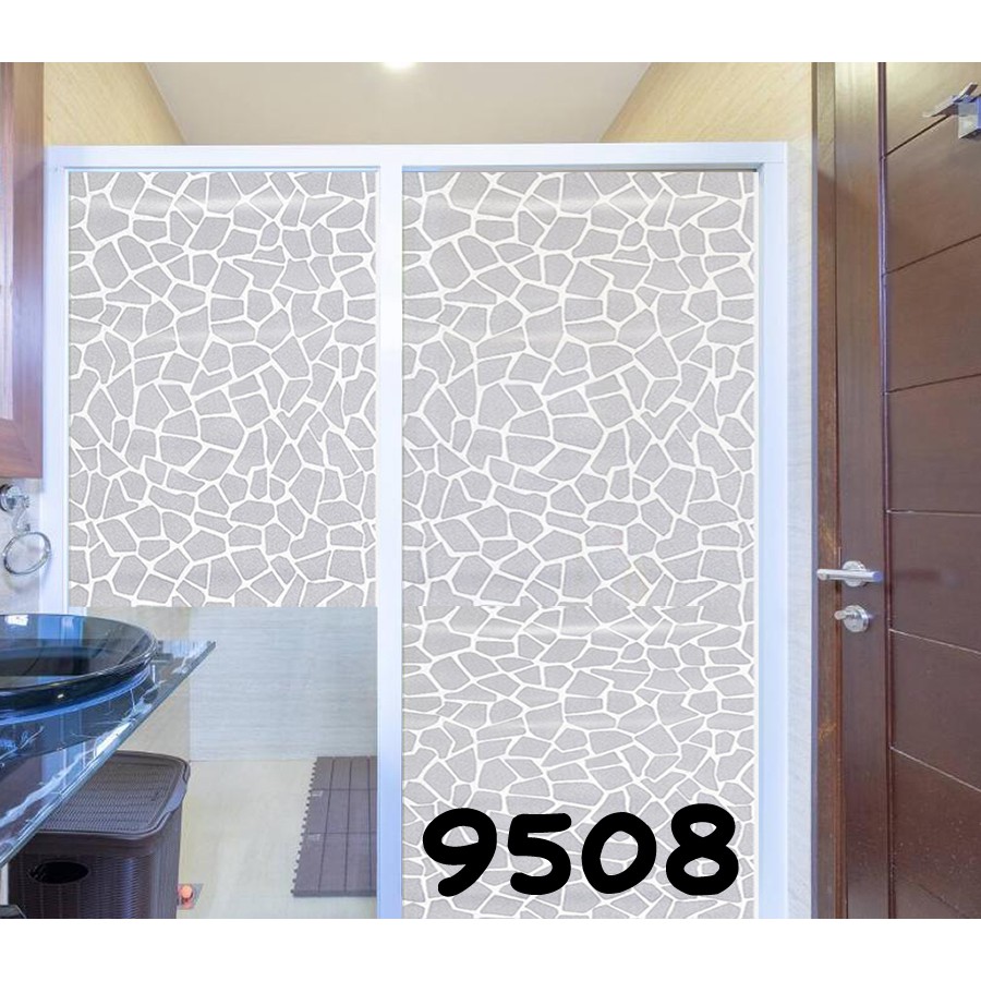 Jual Homedekor Sticker Kaca Sandblast 45Cm X 1M Kaca Motif Stiker Kaca ...