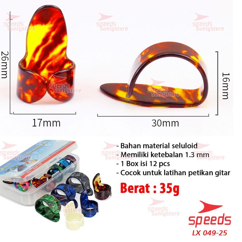 Jual Update - SPEEDS Pick Gitar Alat Musik Pick Finger Celluloid ...