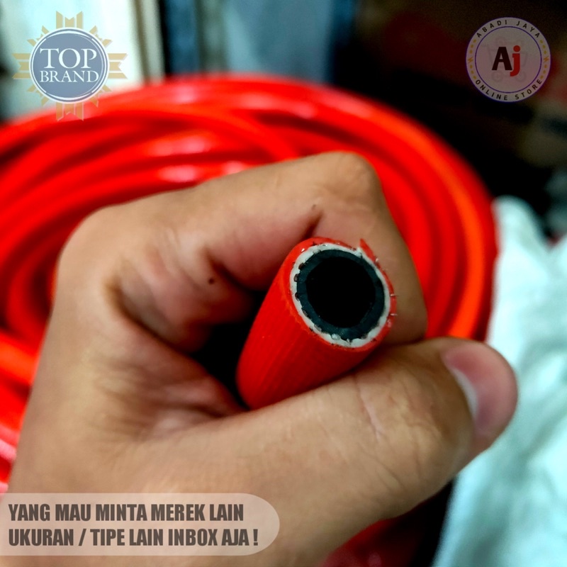 Jual selang kompor gas 5 lapis serabut kawat baja kuat high quality ...