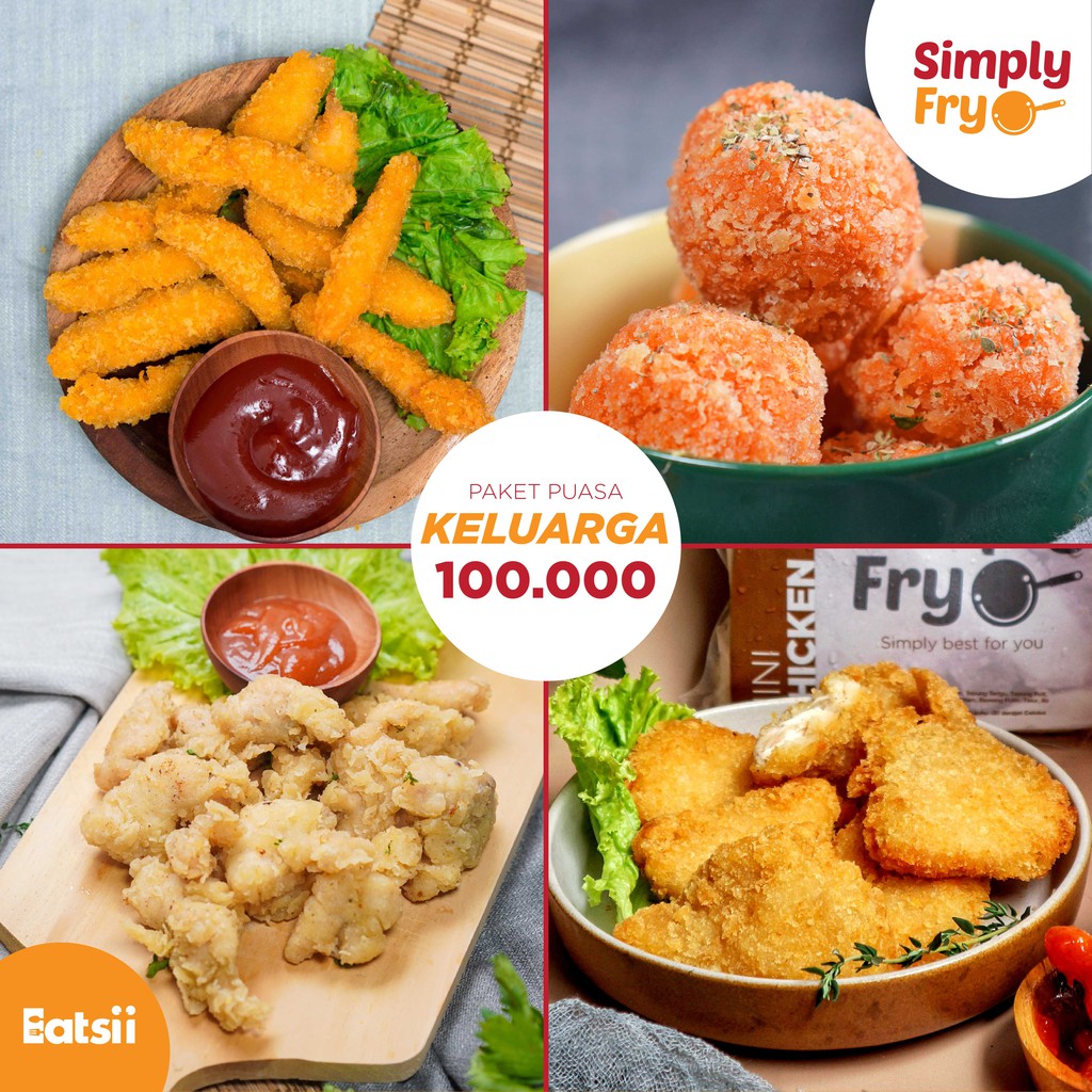 Jual Paket Keluarga Ramadhan (Chicken Katsu, Cheese Balls, Chicken ...