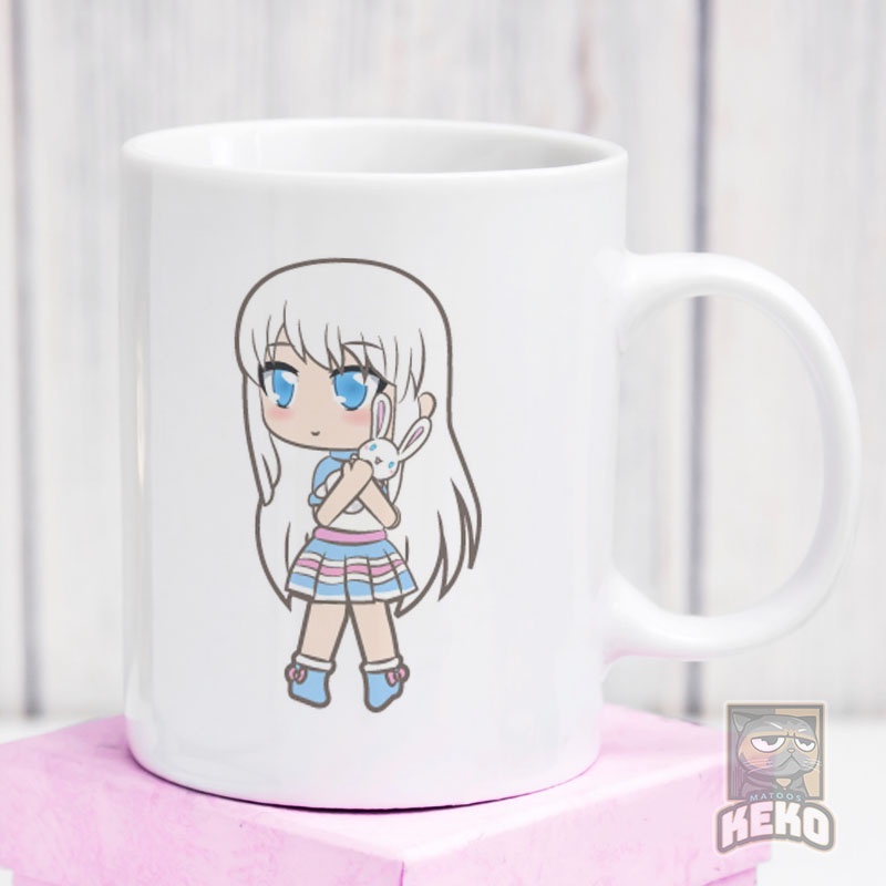 Jual gacha life kinen abushu Mug Gelas Keramik Unik | Shopee Indonesia