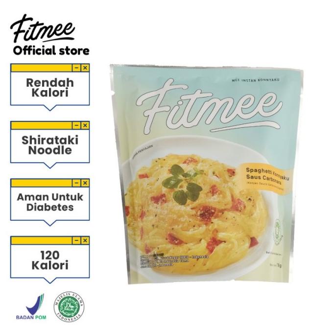 Jual +++++] FITMEE CARBONARA MIE INSTANT KONYAKU SHIRATAKI NOODLE ...
