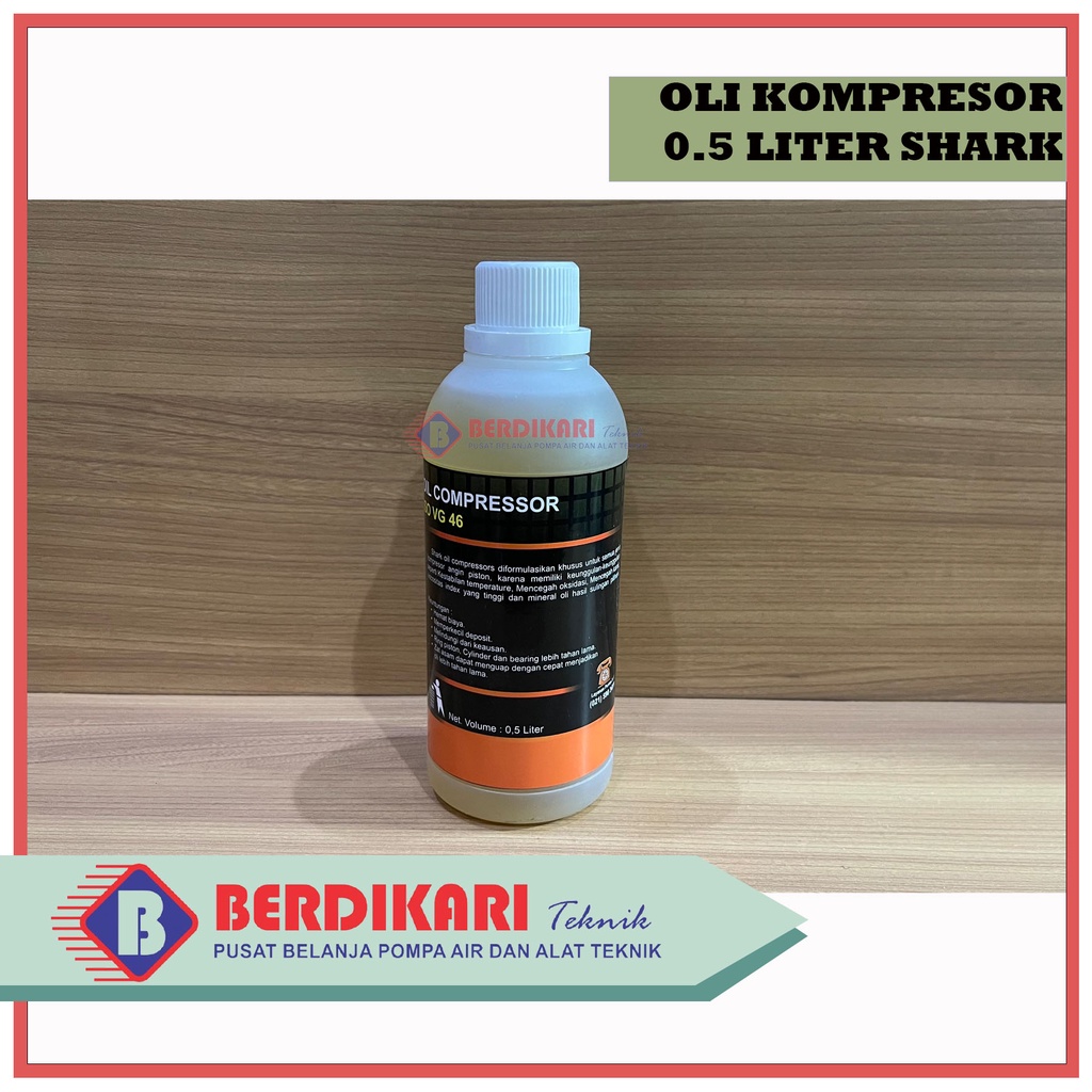 Jual Oli Oil Kompresor 500ml 500 ml 1/2liter 1/2 liter kemasan botol ...
