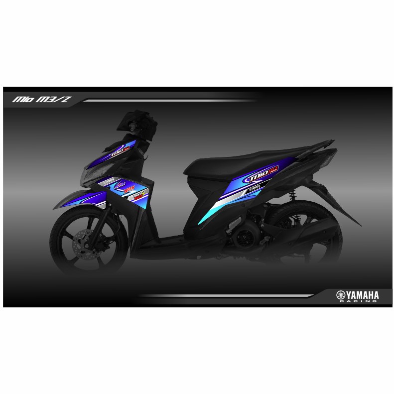Jual Striping Stiker variasi Motor YAMAHA MIO M3 / MIO Z 125cc - motif ...