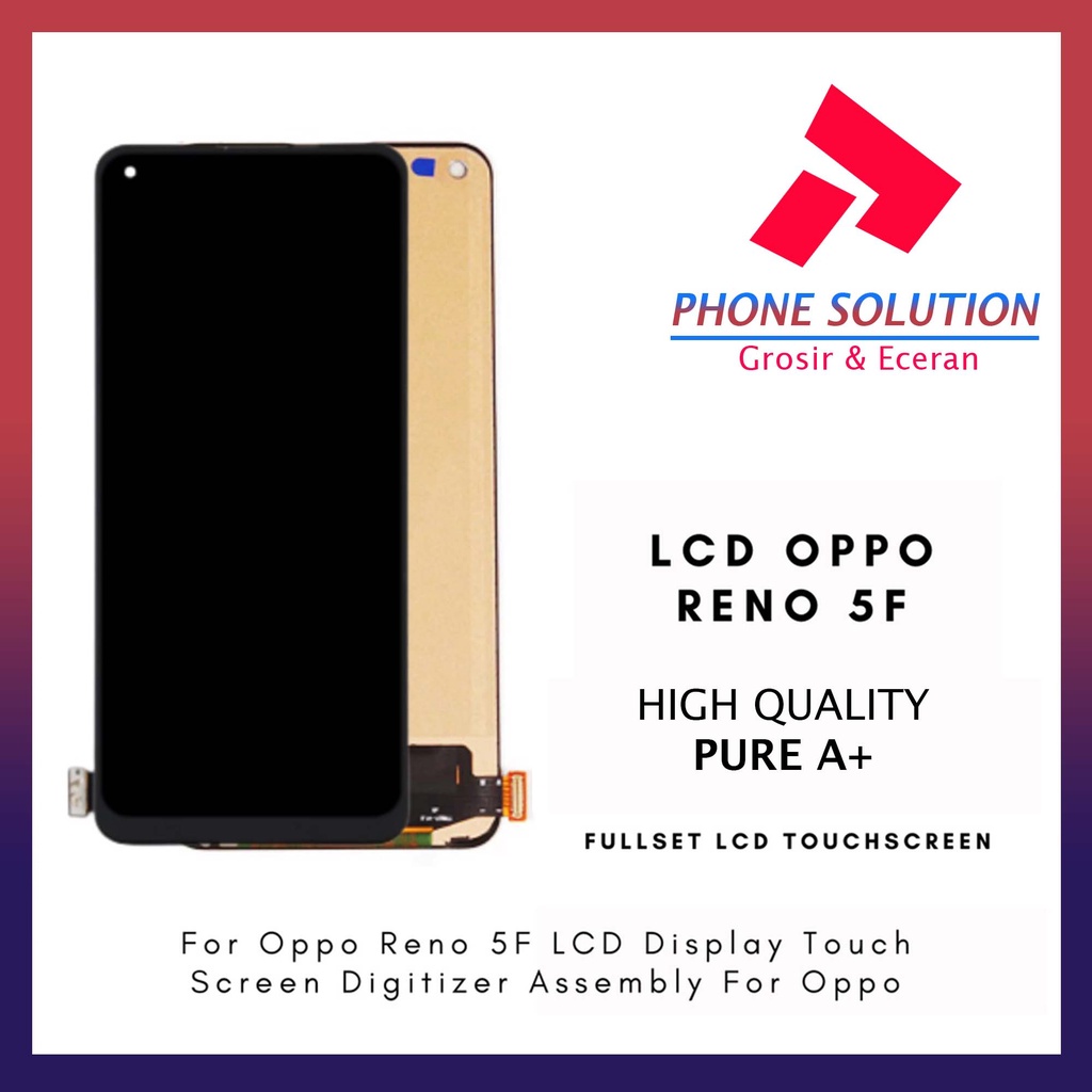 Jual LCD Oppo Reno 5F Fullset Touchscreen Original 100% // Supplier LCD ...