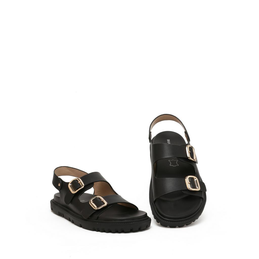 Jual Buccheri Eleanor Sandal Woman Black | Shopee Indonesia