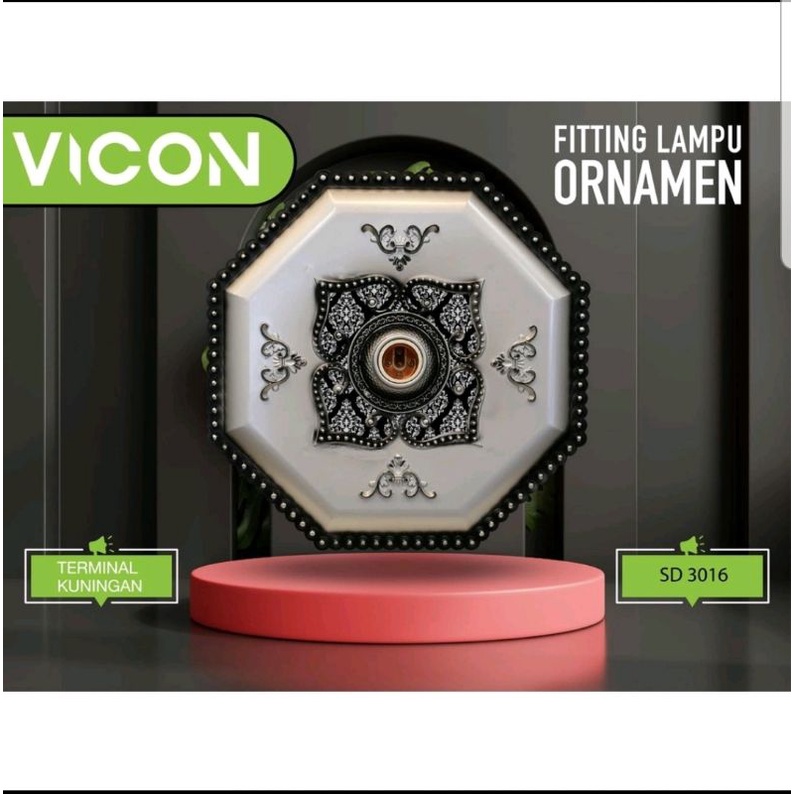Jual Vicon Fitting Lampu hias / ornamen lampu / fitting lampu ornamen ...
