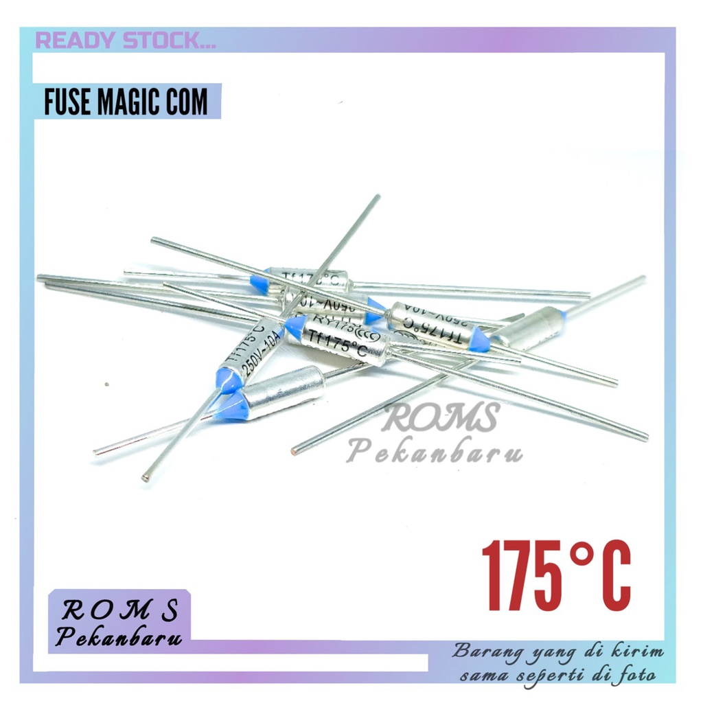 Jual FUSE MAGIC COM 175C 10A -250V THERMOFUSE -SEKRING RICE COOKER ...