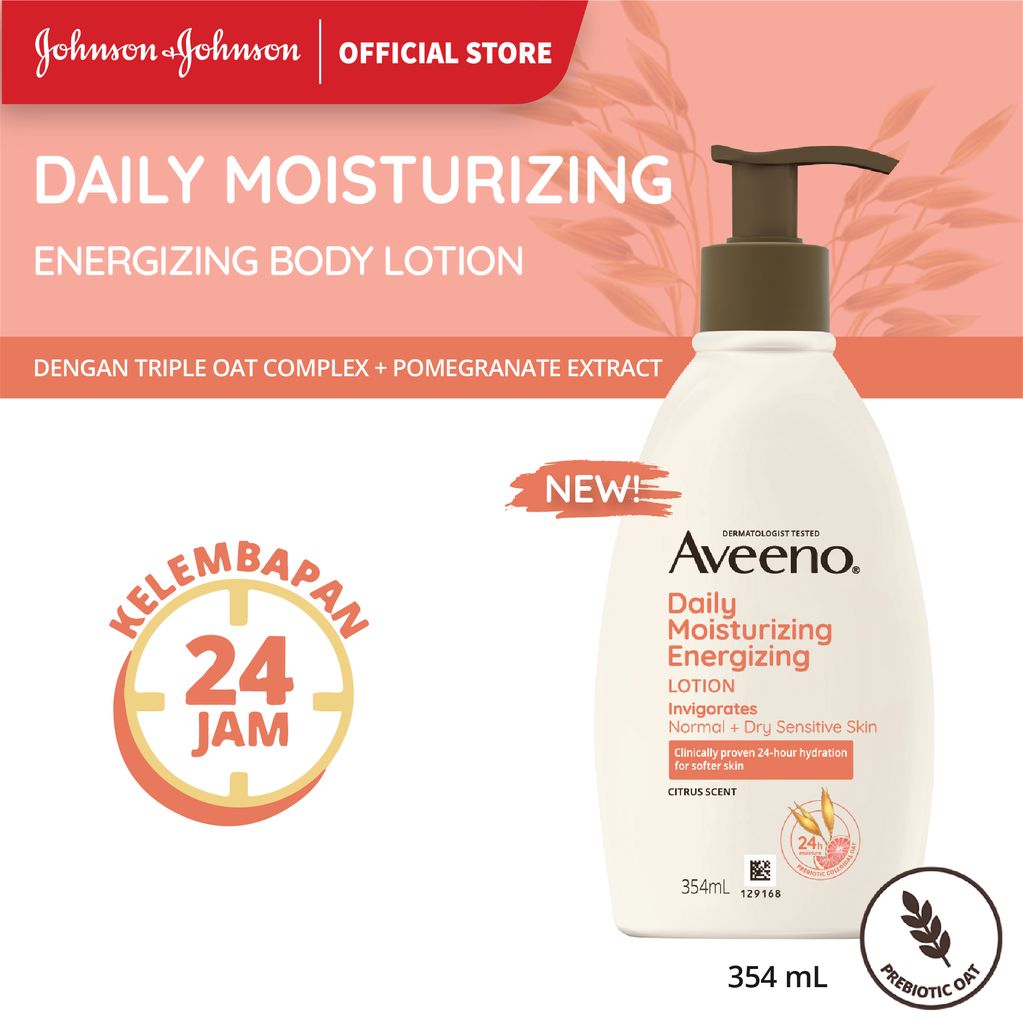 Jual Aveeno Daily Moisturizing Energizing Lotion 354mL | Shopee Indonesia