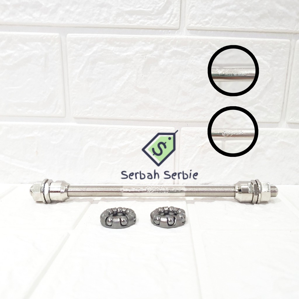 Jual AS RODA BELAKANG MUR 15 SEPEDA PELOR CP TAIWAN TEBAL REAR HUB ...