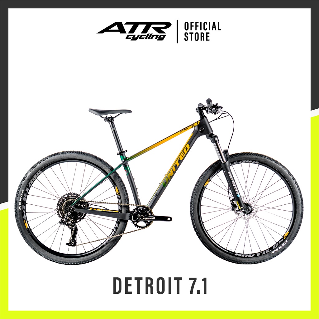 Jual United Bike Sepeda Gunung MTB CRB 27 5 12 DETROIT 7.1 19 20 BK OR JD Shopee Indonesia