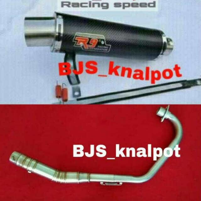 Jual Knalpot racing R9 PNP vixion cb150 Tiger r15 cbr150 satria sonic ...