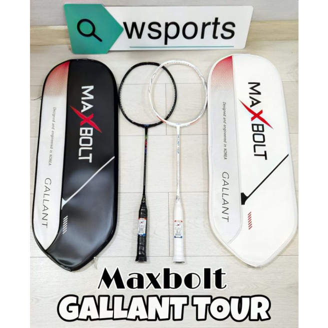 Jual Raket Badminton 43 LBS Maxbolt Gallant Tour Original | Shopee ...