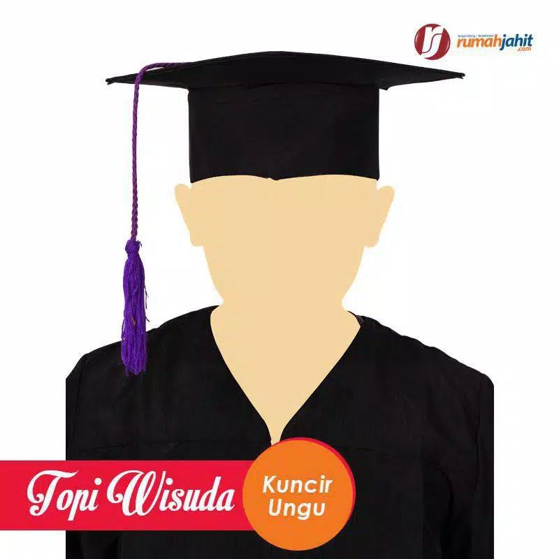 Jual Topi Toga/Topi Wisuda/Topi Sarjana READY STOK Dewasa TK SMP SMA Sarjana Topi Sarjana ...