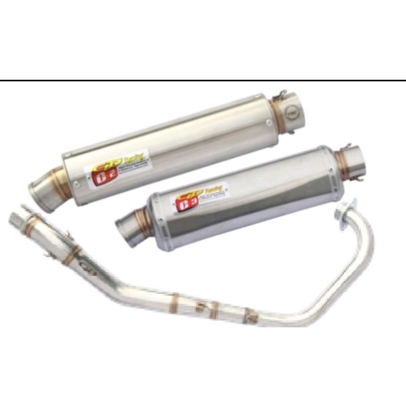 Jual Knalpot CLD Racing C3 Oval CBR 150 FACELIFT,Cbr k45a,Sonic,Cs1,Cb ...