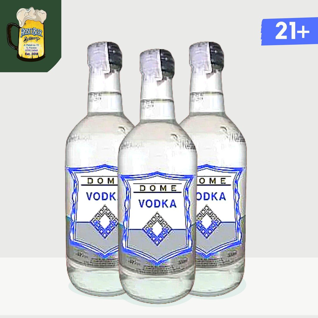 Jual Dome Platinum Vodka 40% 330 ml | Shopee Indonesia