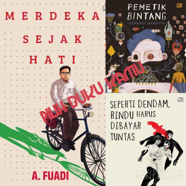 Jual seperti Dendam rindu Harus dibayar tuntas READY Merdeka Sejak Hati ...