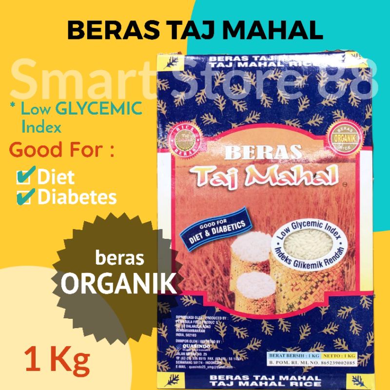 Jual BERAS TAJ MAHAL 1KG BERAS DIABETES BERAS DIET BERAS KESEHATAN ...