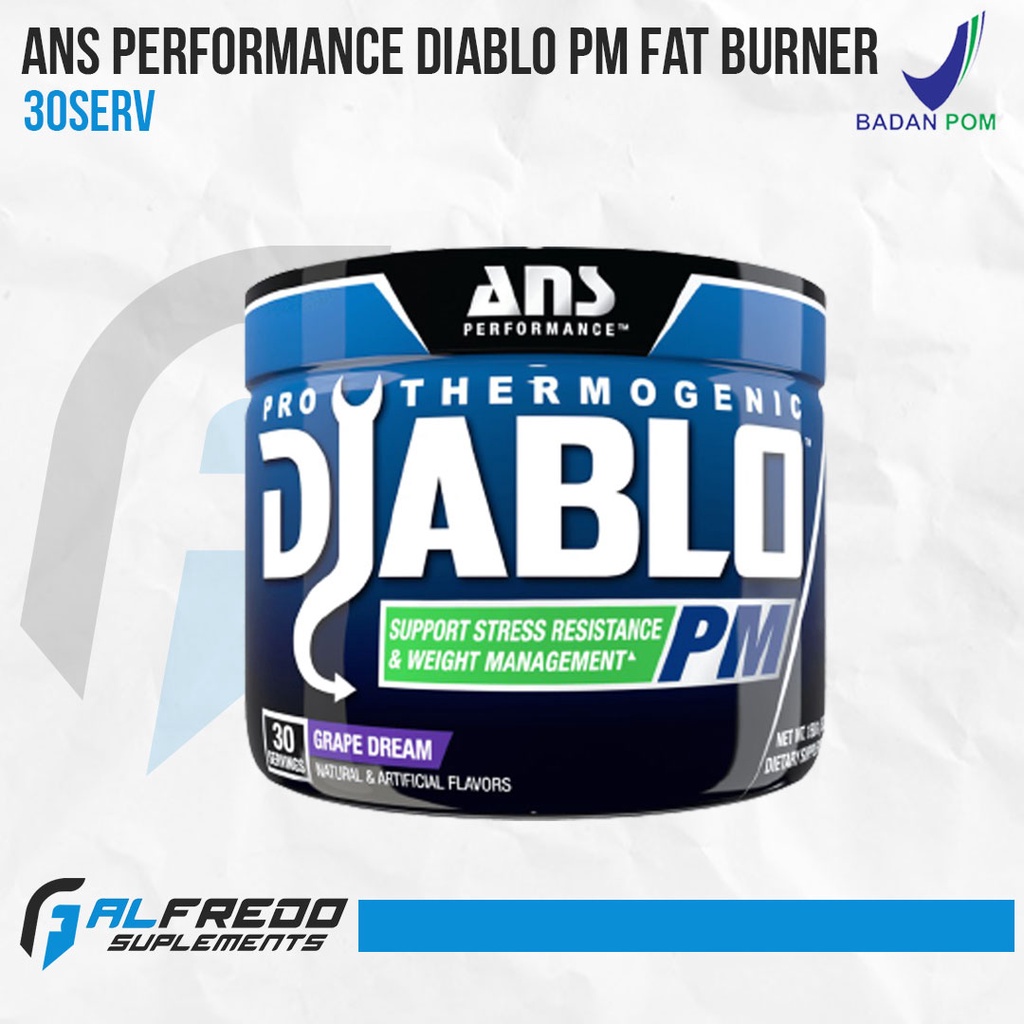 Jual ANS Diablo Performance PM Fat Burner 30 SERV Thermogenic Stress ...