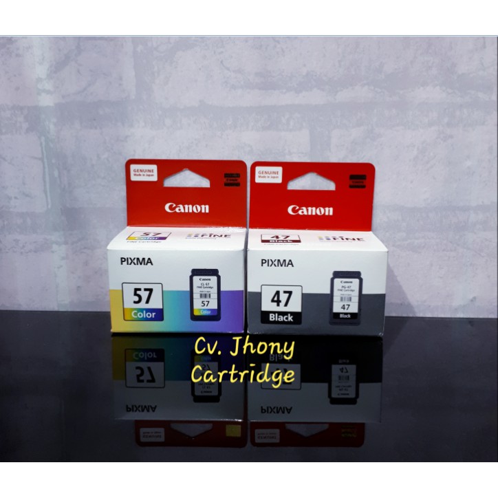 Jual Tinta Cartridge Canon PG 47 CL 57 Original Datascrip | Shopee ...