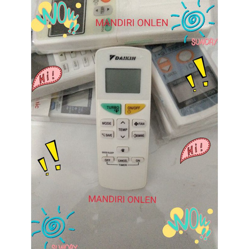 Jual REMOT AC DAIKIN TURBO | Shopee Indonesia