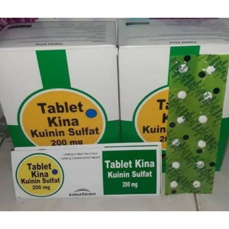 Jual tablet KINA se strip isi 12 tablet original 200mg | Shopee Indonesia