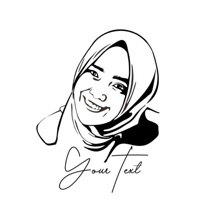 Jual Jasa Edit Foto Hitam Putih / Line Art | Shopee Indonesia