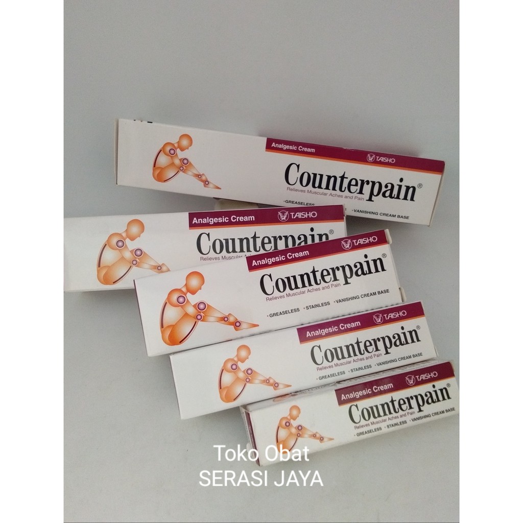 Jual Counterpain Cream 5gr Pereda Nyeri Otot Kesehatan Tulang & Sendi ...