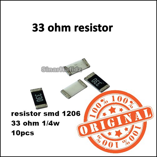 Jual resistor smd 33 ohm/10pcs | Shopee Indonesia