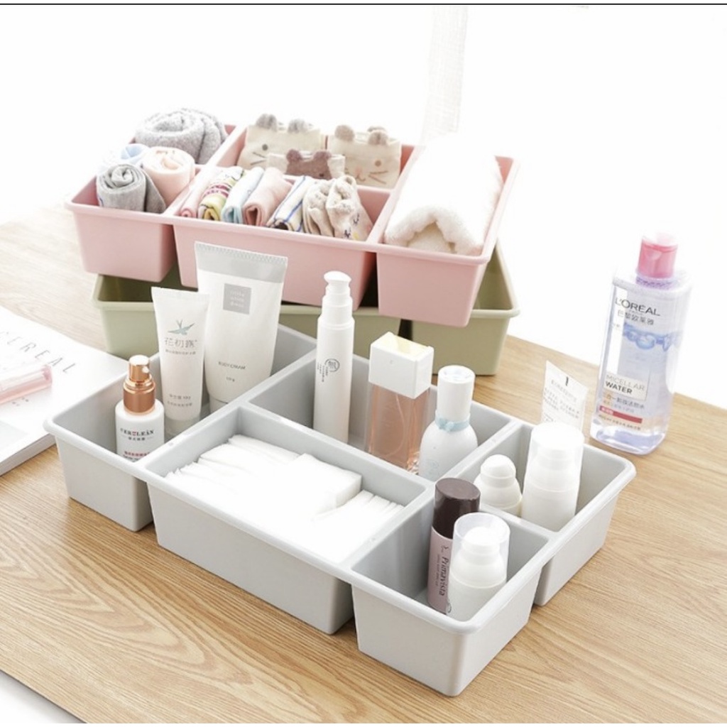 Jual KOTAK ORGANIZER SEKAT 5 RAK DALAM LACI LEMARI DLL | Shopee Indonesia