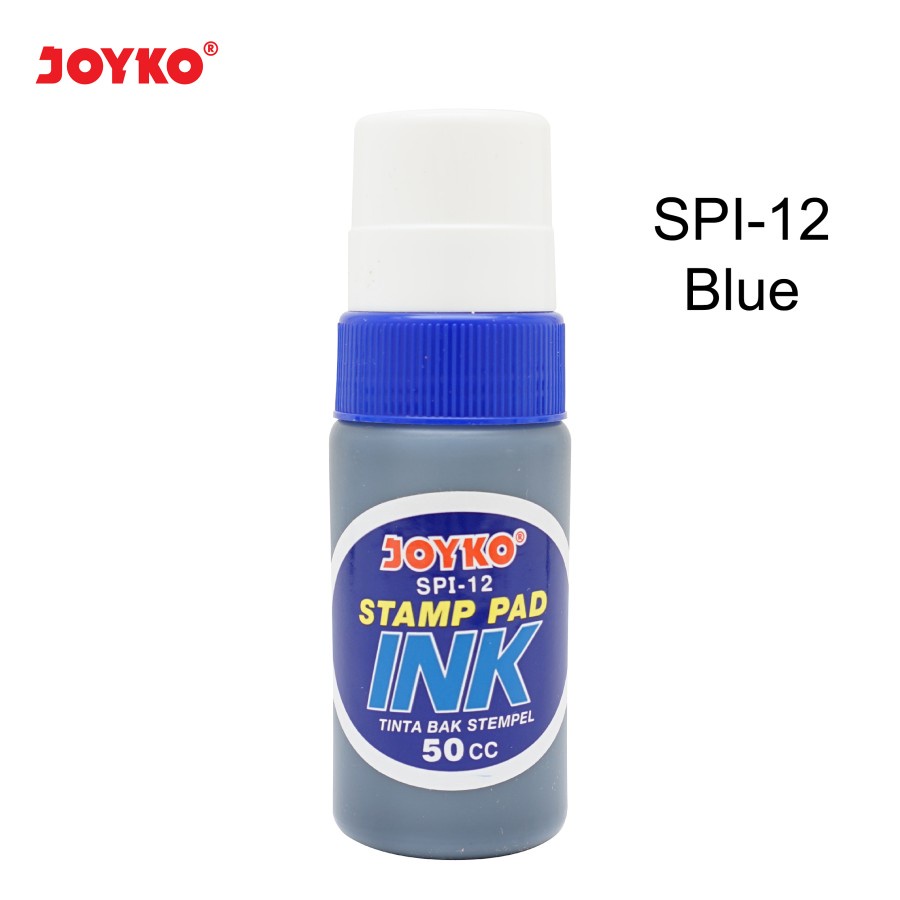 Jual JOYKO SPI-12 Stamp Pad Refill Ink Warna Biru | Tinta Stempel JOYKO ...