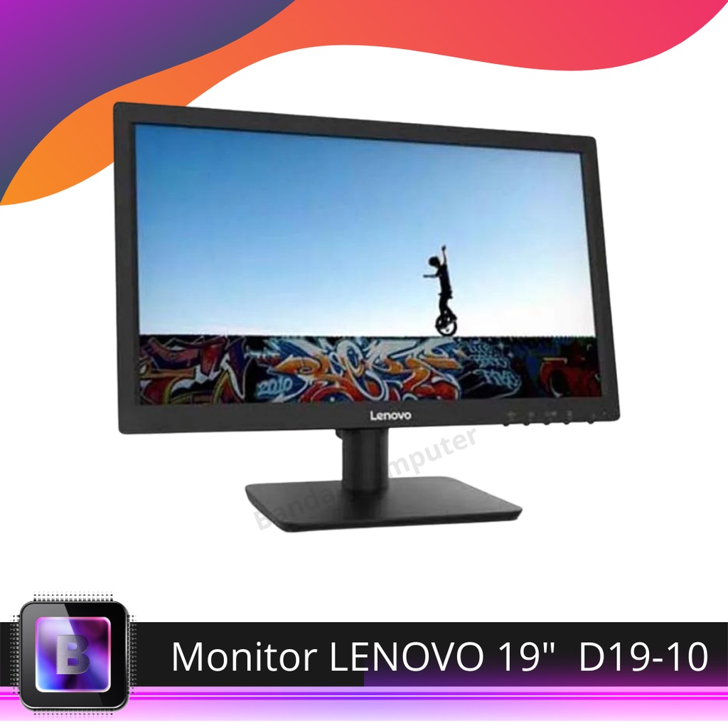 Jual LED Monitor LENOVO 19" 19inch D19-10 HDMI & VGA Port | Shopee Indonesia